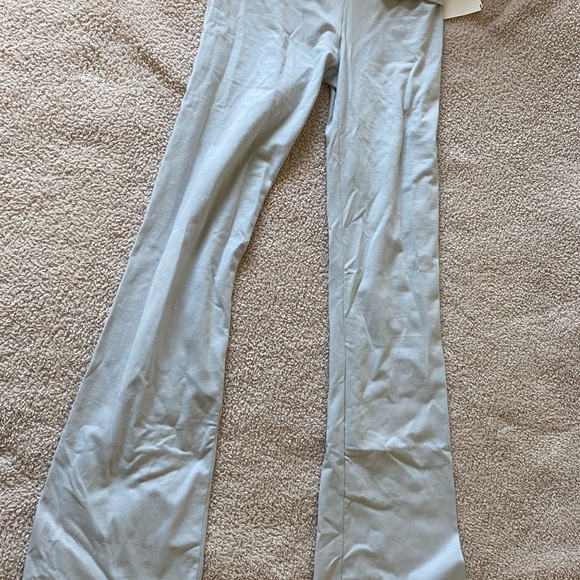 SKIMS | Pants & Jumpsuits | Skims Light Gray Flare Pants | Poshmark
